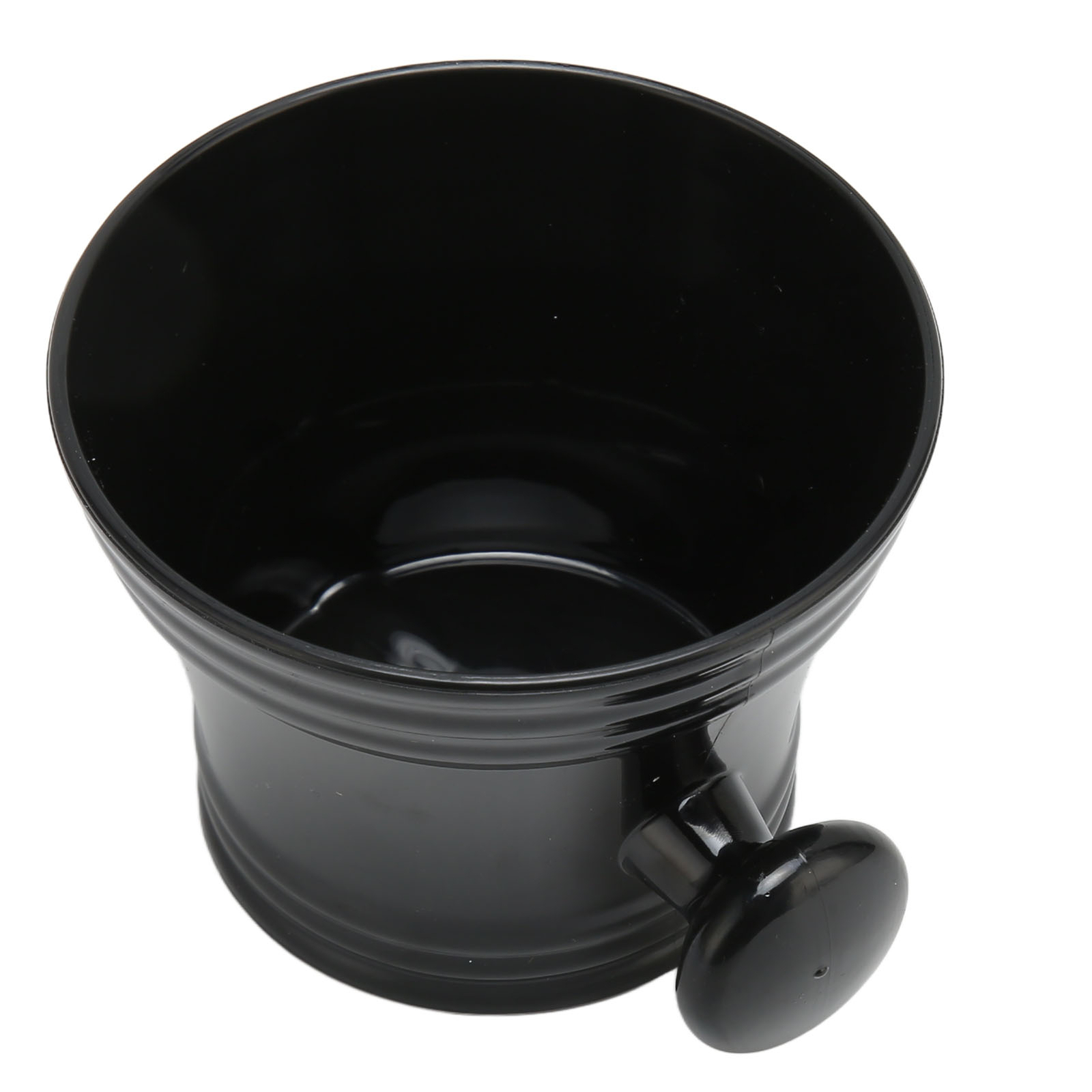 Shaving Bowl Black Plastic Large Capacity Grip Shave Mug With Handle ...