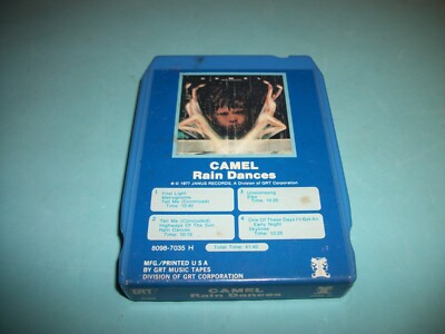 Camel- Rain Dances 8-track tape - TESTED | eBay