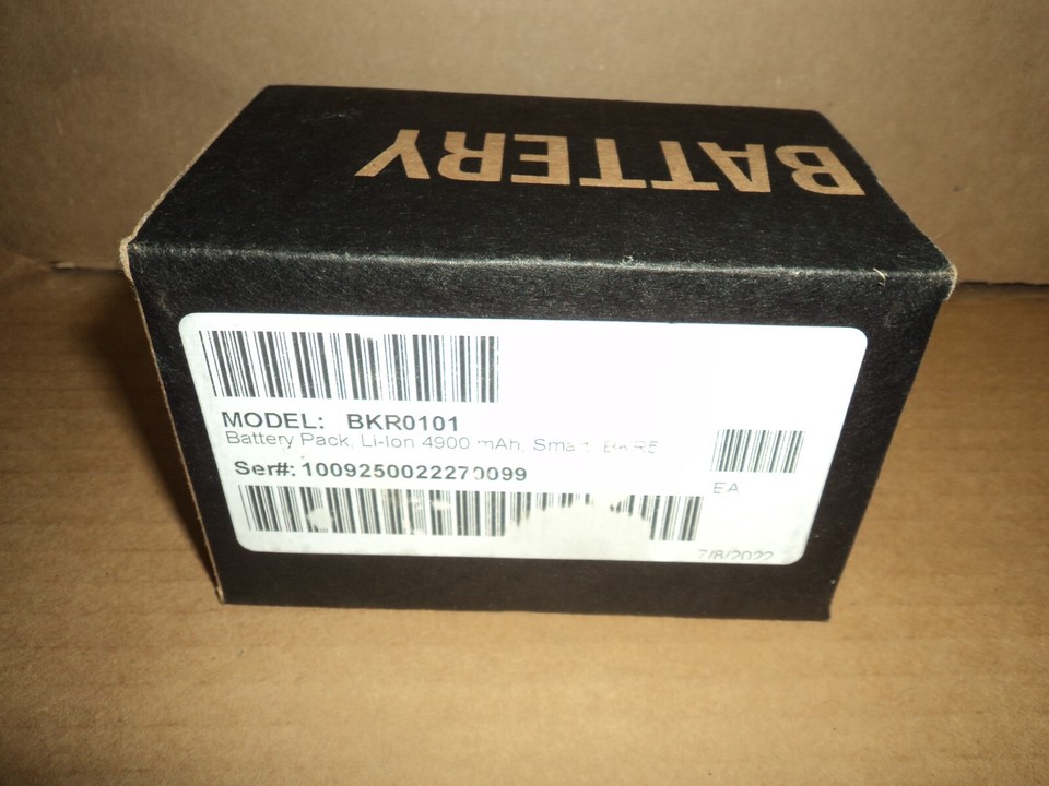 BKR0101 Battery - IP68 - High Capacity 4900 mAh - Li-Ion Battery ...