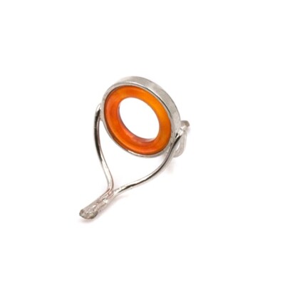 Fly rod Chrome agate stripping guide size 12 - Orange | eBay