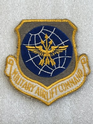 MILITARY AIRLIFT COMMAND Uniform Badge PATCH USAF Air Force Wings ...