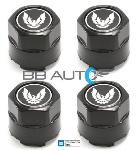 82-92 FIREBIRD TRANS AM FORMULA ALUMINUM WHEEL CENTER CAPS SET NEW ...