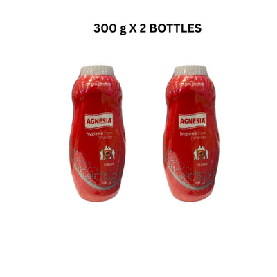 2 Bottles Agnesia Antiseptic Dusting Powder 300g – Prickly Heat ...