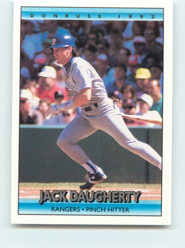 1992 Donruss #569 Jack Daugherty Texas Rangers | eBay