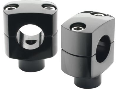 CCE Moto Motorcycle Motorbike Classic Shorty Risers Black Powder Coated ...