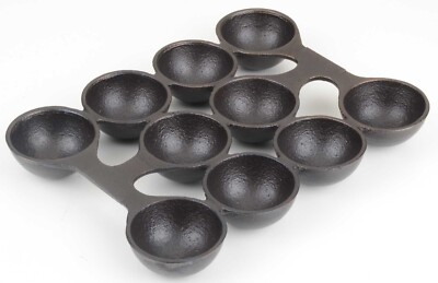 Very Early Pre Griswold ERIE No 9 (947) Cast Iron Golf Ball Gem Baking ...