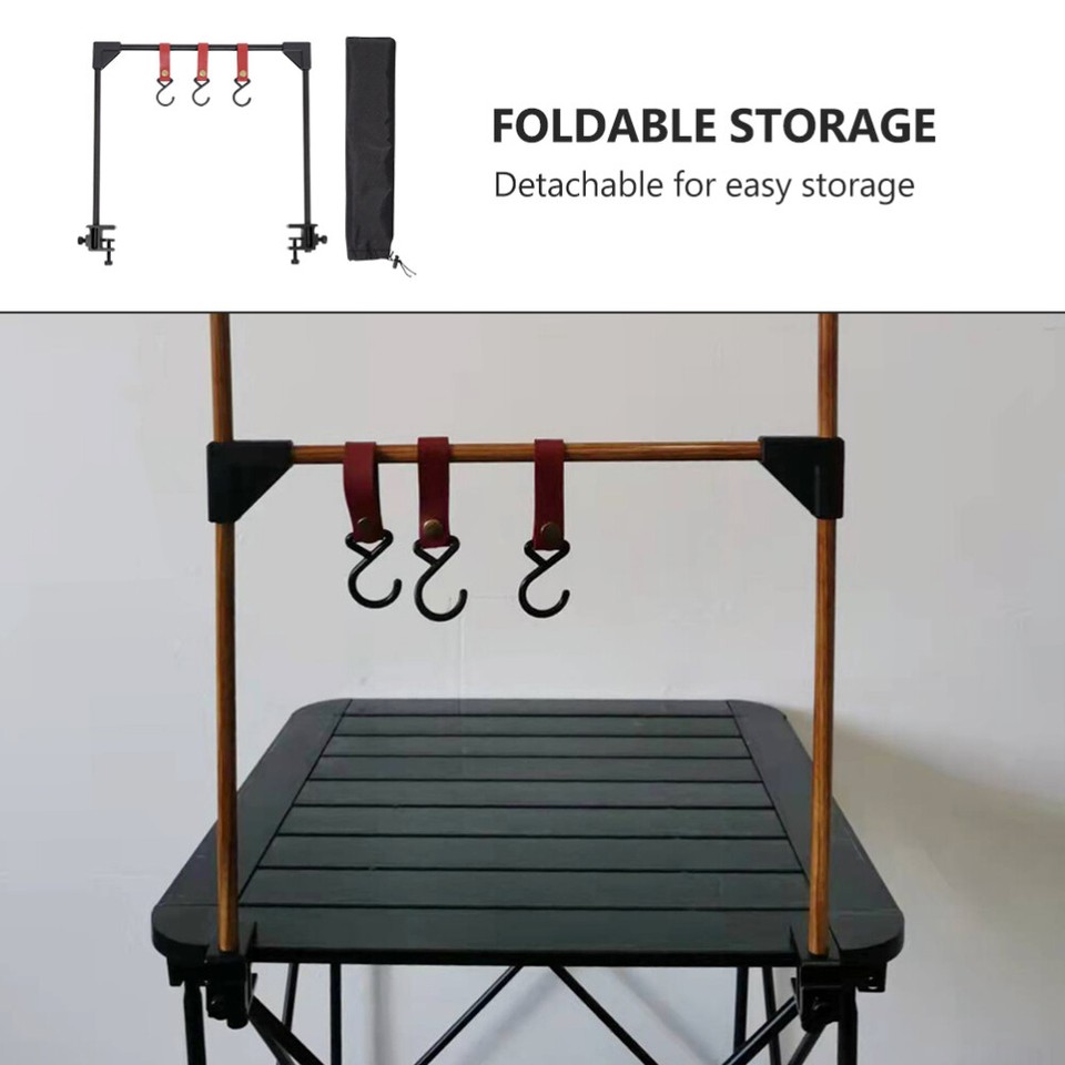 Powered Tarp Desktop Rack Outdoor Camping Storage Barbecue Accessory | eBay