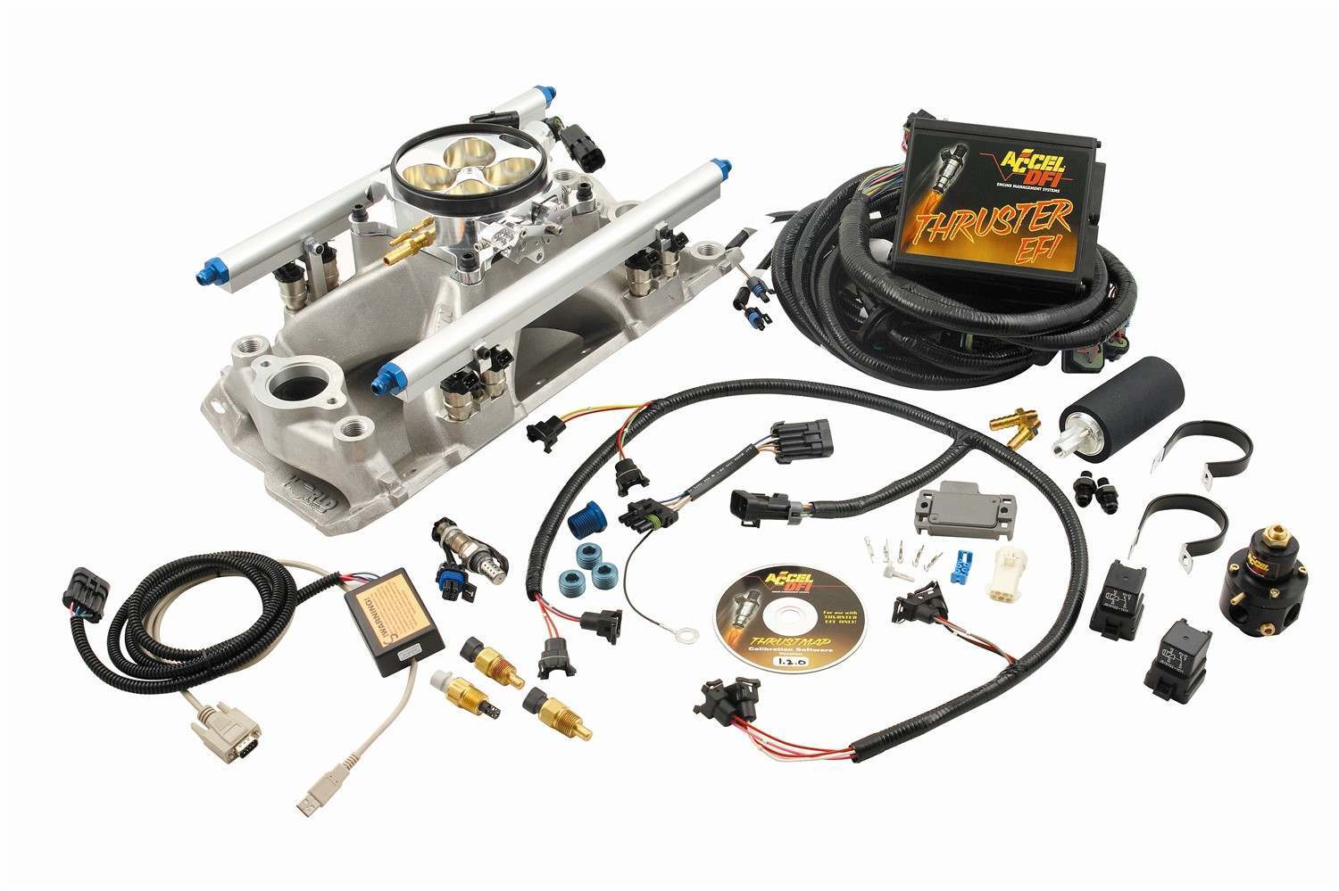 Fuel Injection System-Complete with Gen VII Controller Accel 77143 for ...