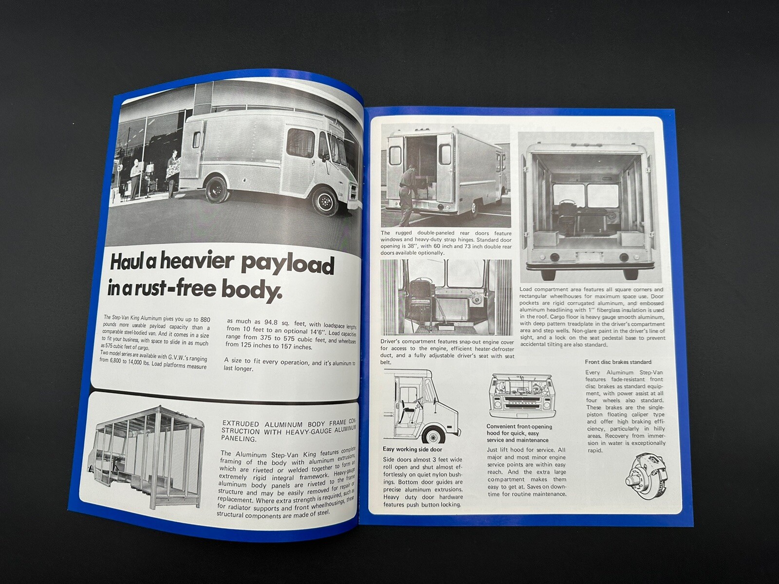 1973 CHEVY CHEVROLET Step-Van King Aluminum Brochure Vintage Great ...
