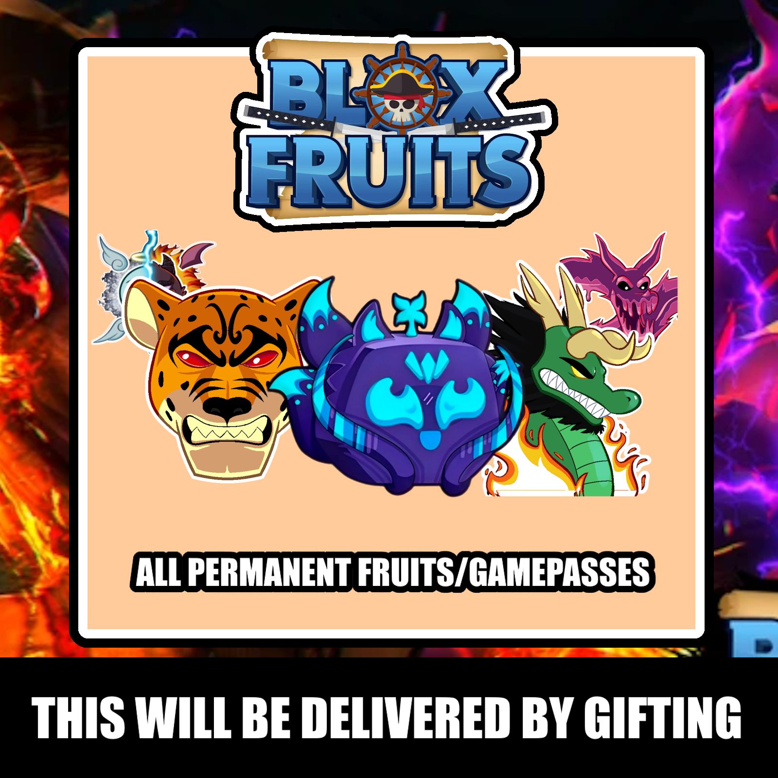 Blox Fruits |🌐 PERM CONTROL 🌐 | Gamepass | CHEAP & FAST SERVICE | eBay