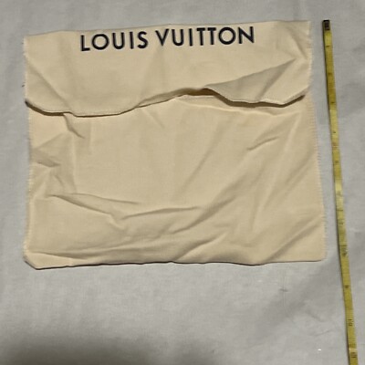 Authentic Louis Vuitton Dust Bag Envelope Flap 9”x8” 1 Beige | eBay