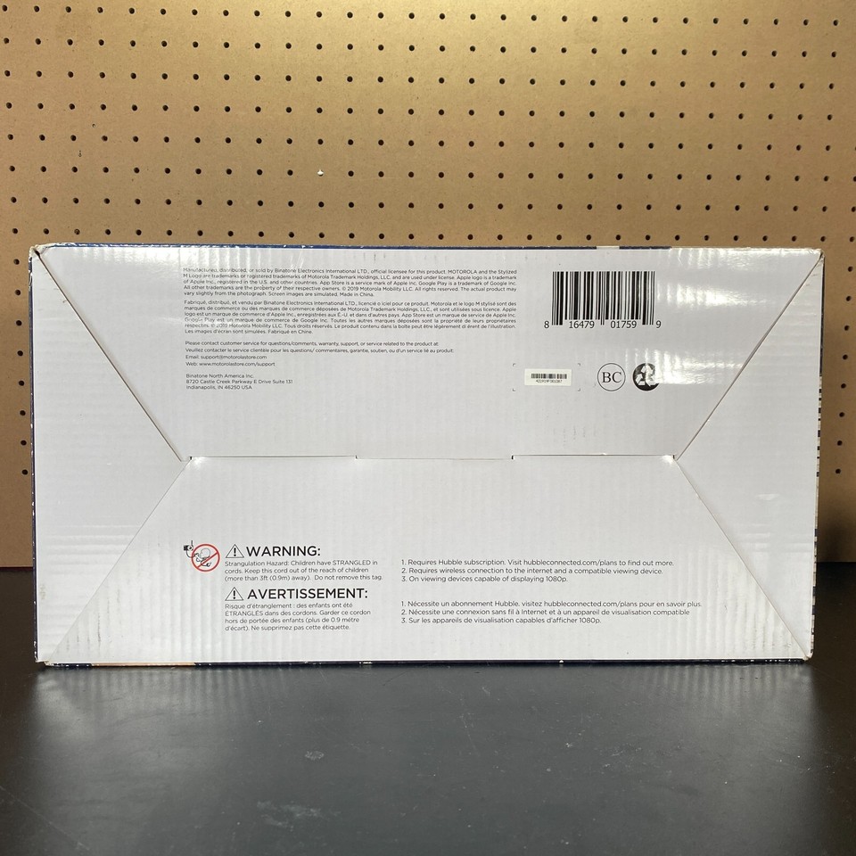 Motorola Halo+ Deluxe Baby Monitor – Two Infant Wi-Fi Cameras with ...