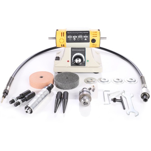 350W Desktop Bench Grinder Table Polishing Jade Gem Jewel Carve ...