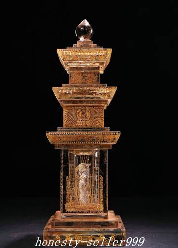 Old Tibet Crystal Shakyamuni Sakyamuni Buddha Buddhist Relics Stupa ...