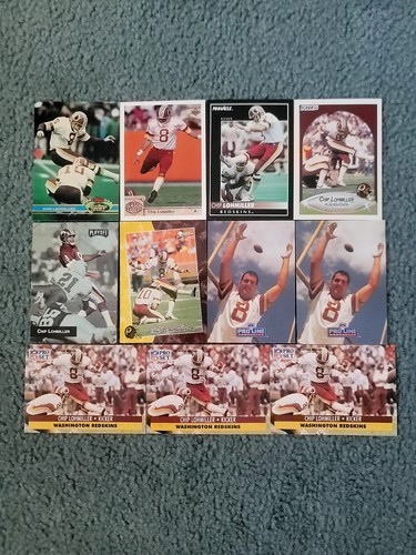 Chip Lohmiller Football Card Mixed Lot of approx 11 cards | eBay