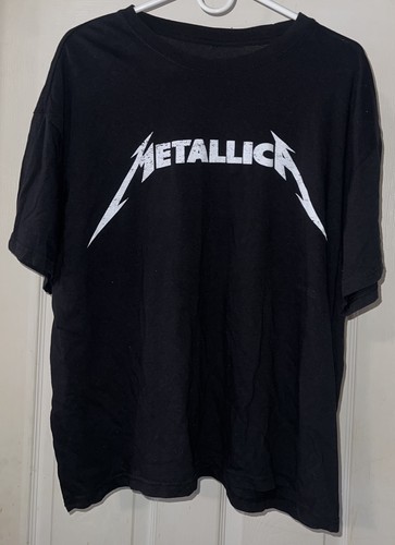 Metallica Shirt Mens 2XL Band Tee Rock Concert T-Shirt Heavy Metal ...