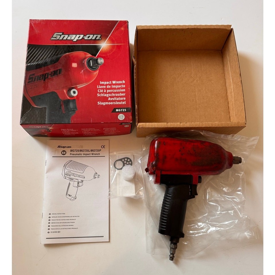 Snap-On Tools 1/2" Drive Air Impact Wrench MG725 w/Box Works | eBay