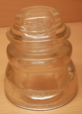 Clear Glass Insulator HEMINGRAY - 45 MADE IN U.S.A. 7-50 | eBay