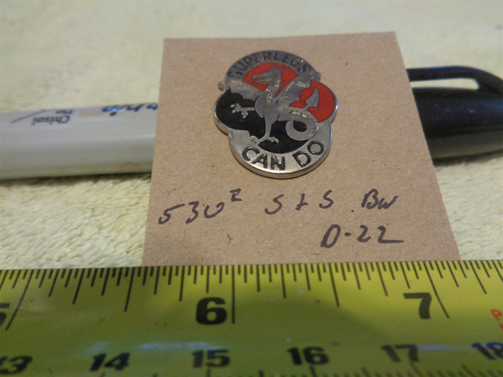 530th Service & Supply Battalion D-22 Unit Crest, DI, DUI (DRAW#206) | eBay