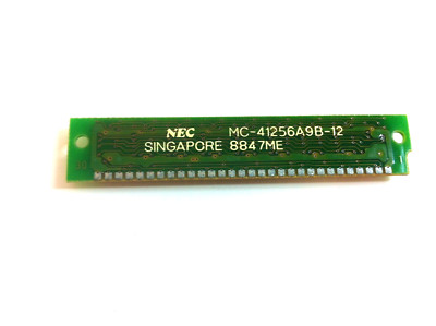 Genuine Vintage NEC MC-41256A9B-12 30PIN SIMM W/ Parity DRAM MODULE ...