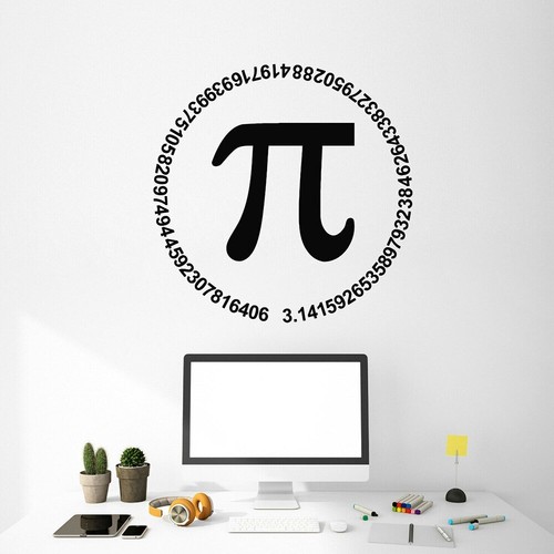 Math Lovers School Stickers for Bedroom Wall Decal Mathematics Number ...