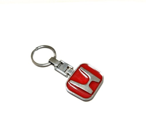 Honda Civic Accord CR-V Pilot Odyssey Keychain Chrome and Red BRAND NEW ...