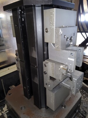 CHICK VISE 6" Tombstone 2 sided Double Lock Vises 16 x 16 BASE MAZAK ...