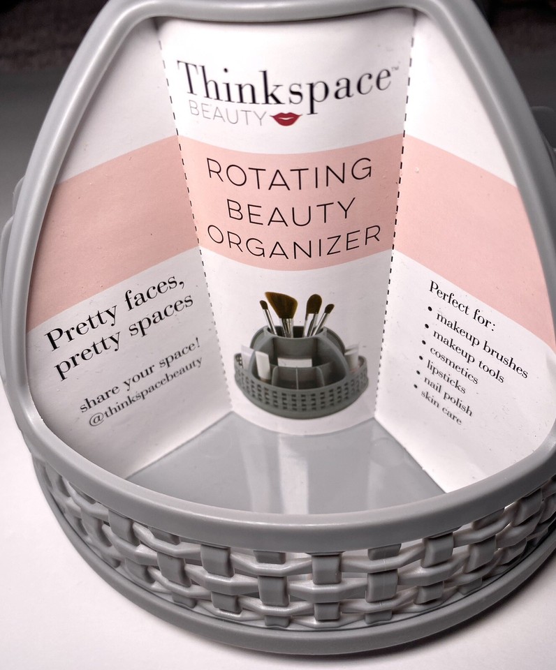 Thinkspace Beauty Gray Rotating Beauty Organizer | eBay