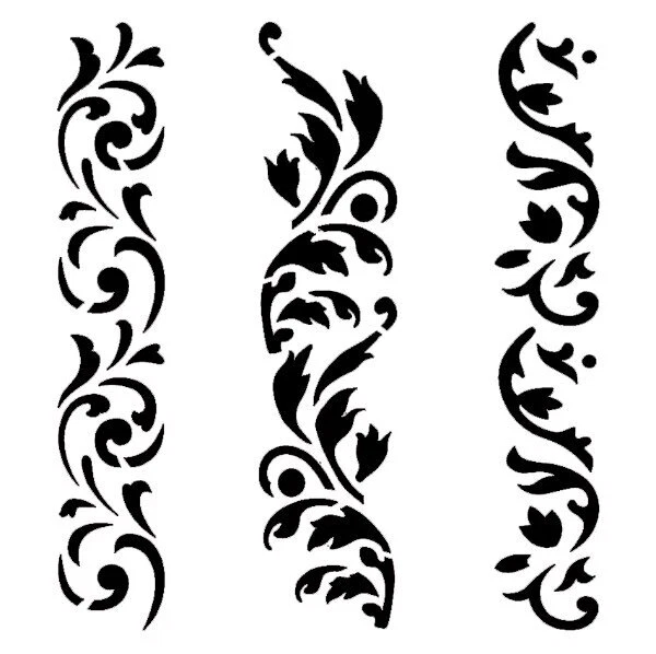 Simple Scroll Stencil