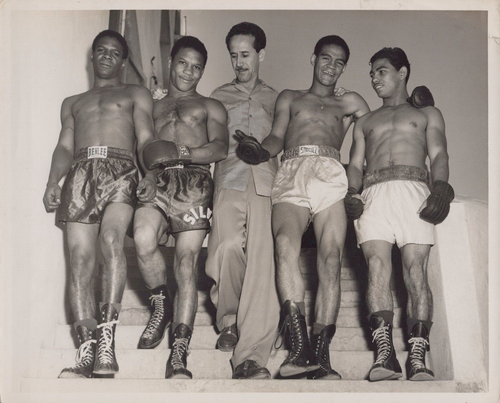 CUBA CUBAN BOXER CHAMPIONS BOXERS BOXING SPORT NEWTON ESTAPE 1950s ...