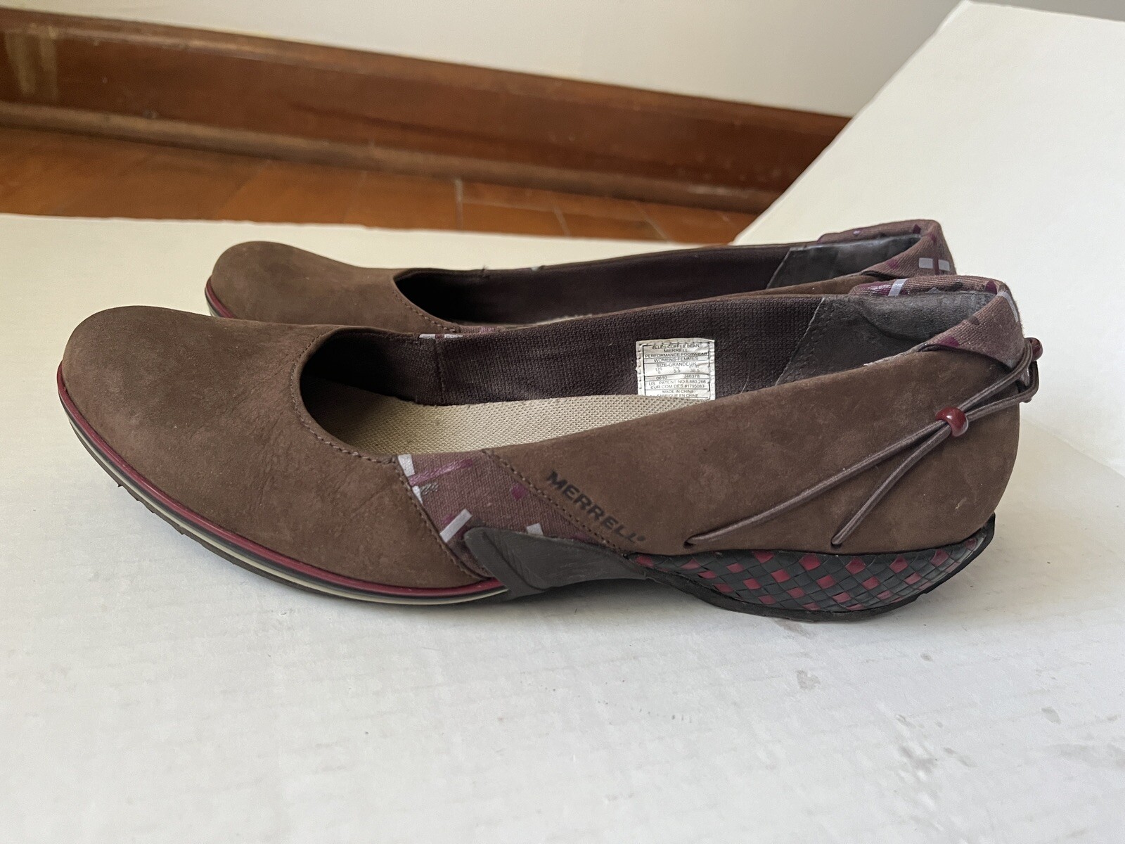 Merrell Women’s Comfort Shoe Elle Coffee Bean Flat Si… - Gem