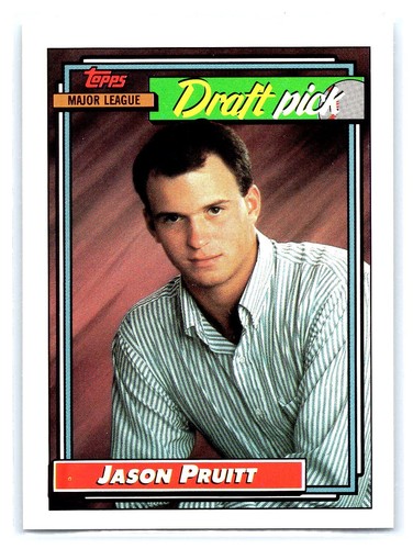 1992 Topps #246 Jason Pruitt Baseball Rookie Kansas City Royals | eBay