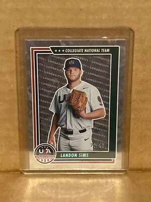 Landon Sims 2022 Panini USA Baseball Stars & Stripes /23 #28 | eBay