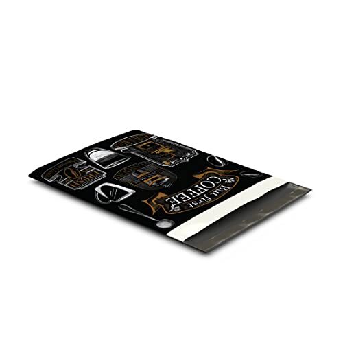 10x13 100 Coffee Bean Coffee Shop Designer Poly Mailers Shipping ...