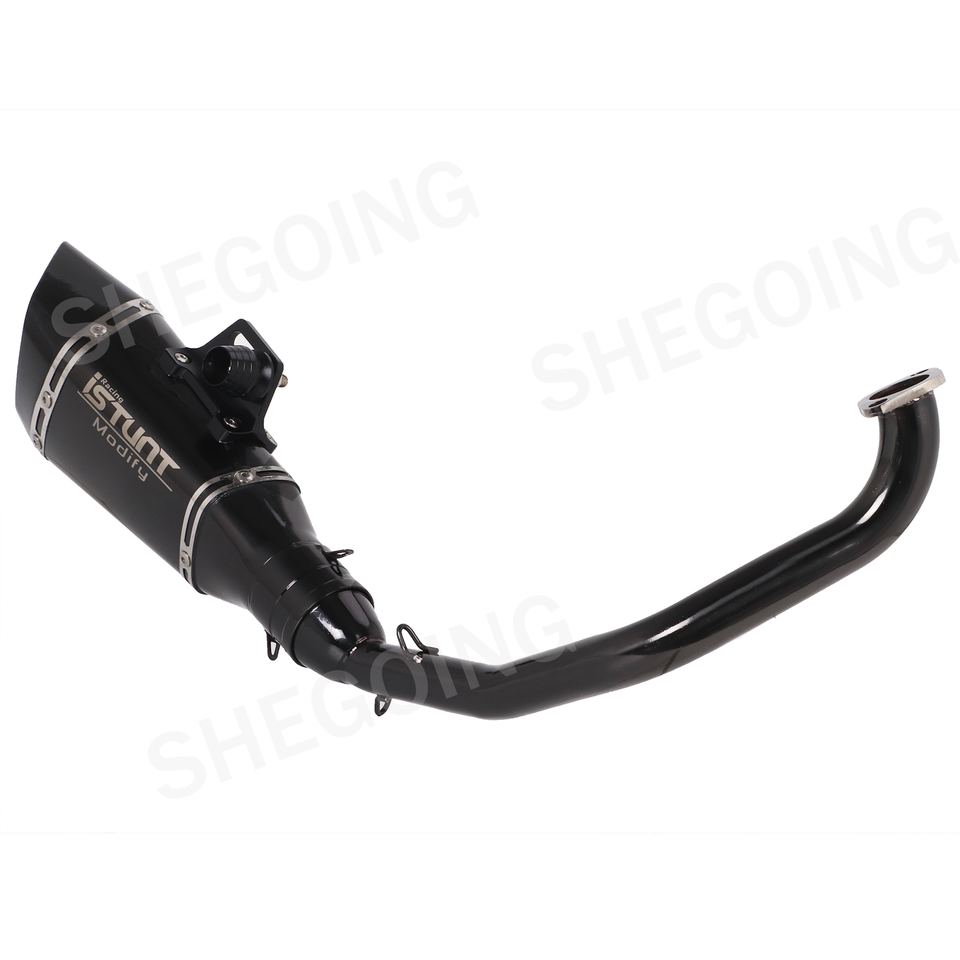 Motorcycle Exhaust System Muffler For GY6 Engine 125cc 150cc Scooter ...