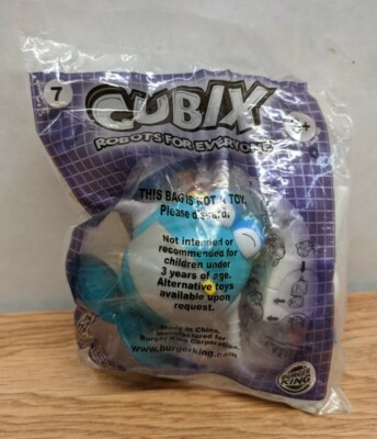 Cubix Robots For Everyone # 7 - 2001 Burger King Kids Club Toy NIP | eBay