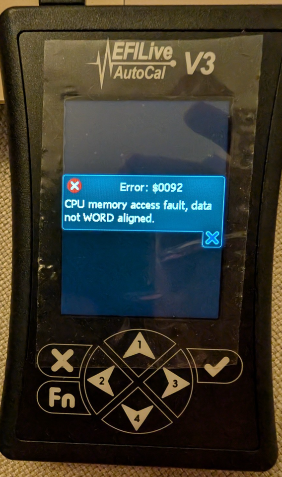 Autocal V3 with Error Code $0092 BRAND NEW | eBay