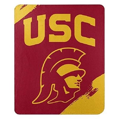 Northwest NCAA USC Trojans Fleece Throw Blanket, 50" x 60", Painted | eBay