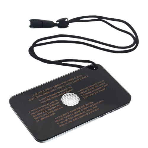 Survival Signaling Mirror, Emergency Signaling Reflective Tool Camping ...