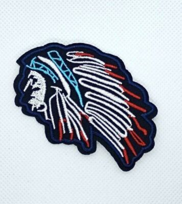 Native American Indian knight DIY Applique Embroidered Sew on only ...
