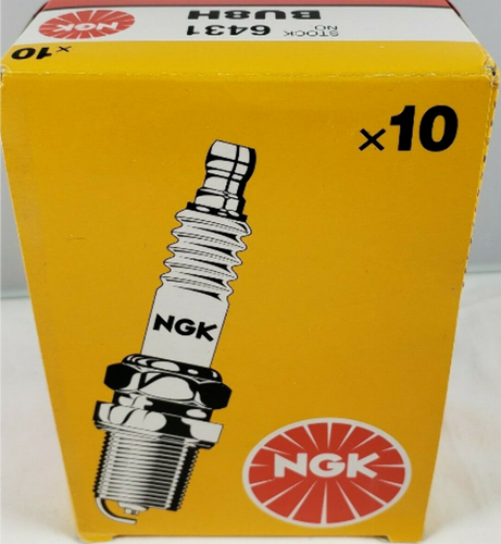 10 PACK NGK Spark Plug BU8H Boat Engine 6431 Mercury Honda Yamaha BRP ...