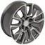 20" 23376222 Rim Fits GMC & Chevy CV32 Gunmetal Machined 20x9 wheel ...