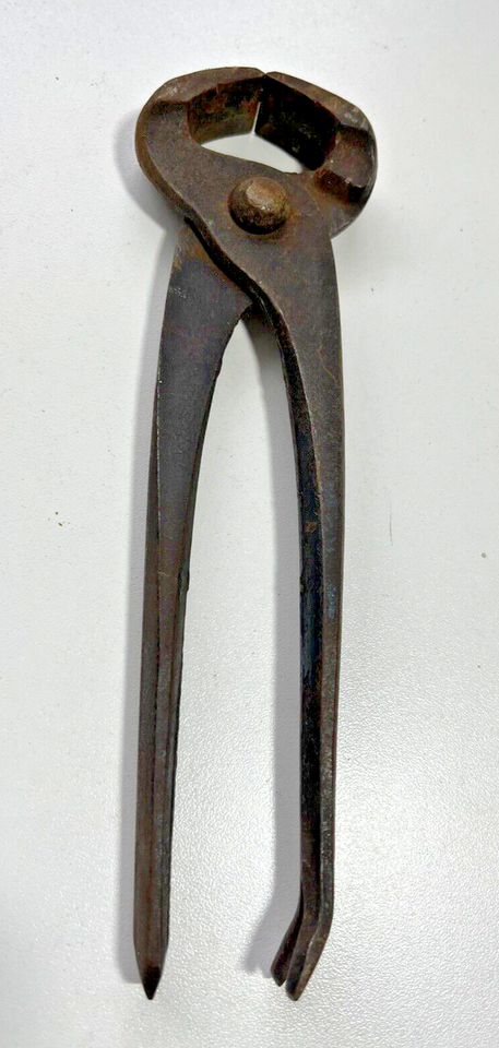 VINTAGE CUTTING PLIERS NIPPER NAIL PULLER TOOL 8” JNIP | eBay