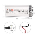 LED Driver 100 Watts 110V AC to 12V DC Low Voltage Output, IP67 ...