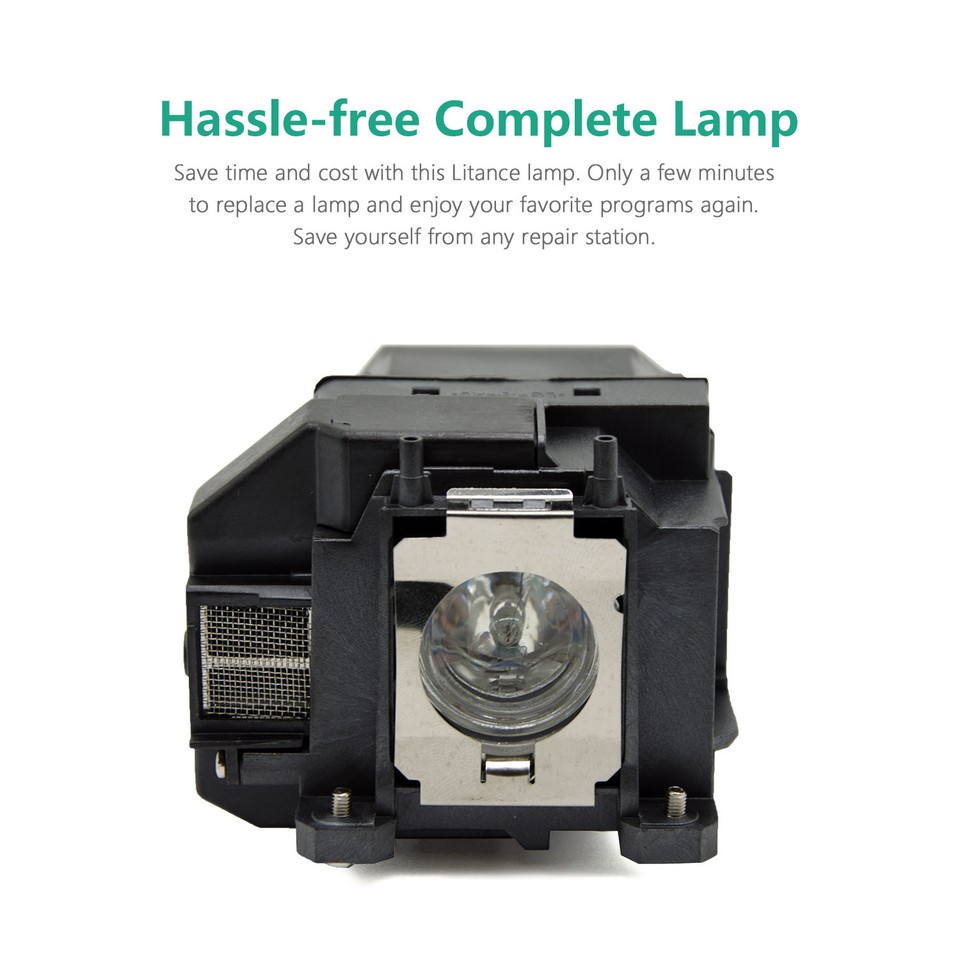 Replacement Projector Lamp V13H010L67 for Epson ELPLP67 PowerLite X14 ...