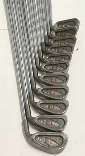 PING Eye 2 Iron Set (2,3,4,5,6,7,8,9,PW,SW,LW) | Orange Dot | eBay