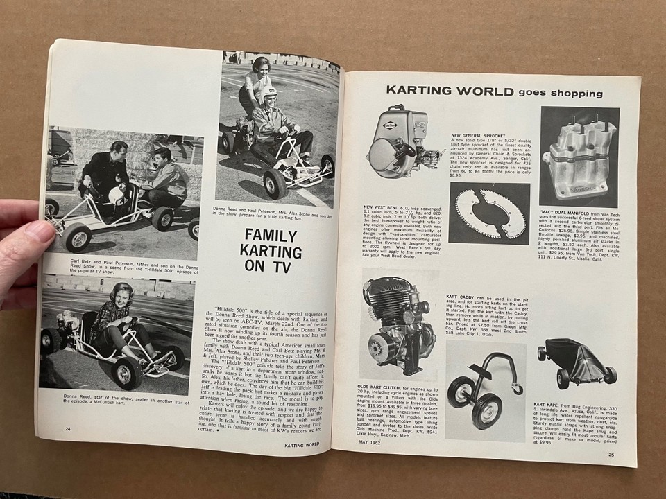 Vintage KARTING WORLD Magazine May 1962 Lightning Bug Kart GO-KART | eBay