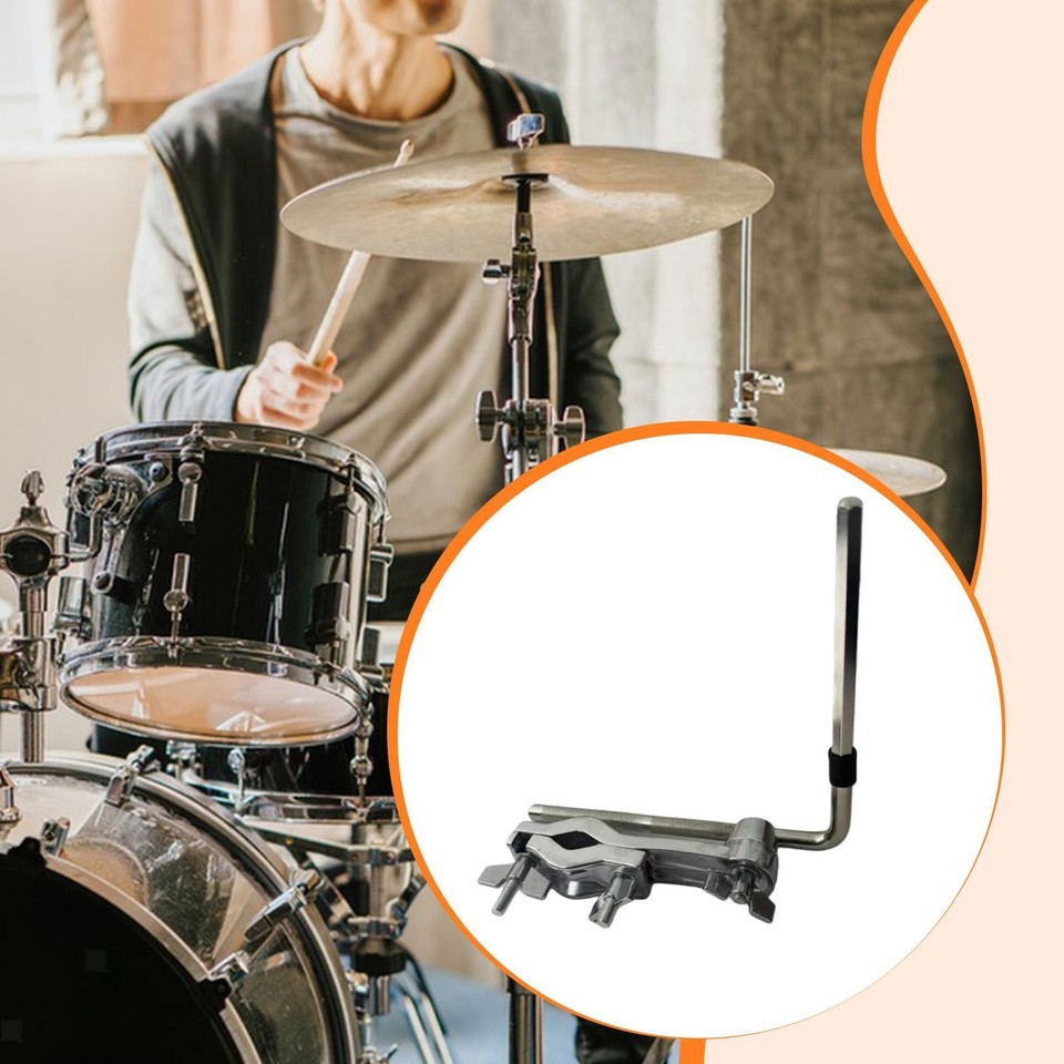 Drum Set Clamp Cymbal Stand Extension Arm Adjustable Portable ...
