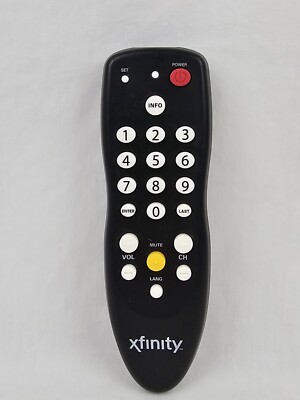 COMCAST XFINITY CABLE DTA (DIGITAL TRANSPORT ADAPTER) UNIVERSAL REMOTE ...