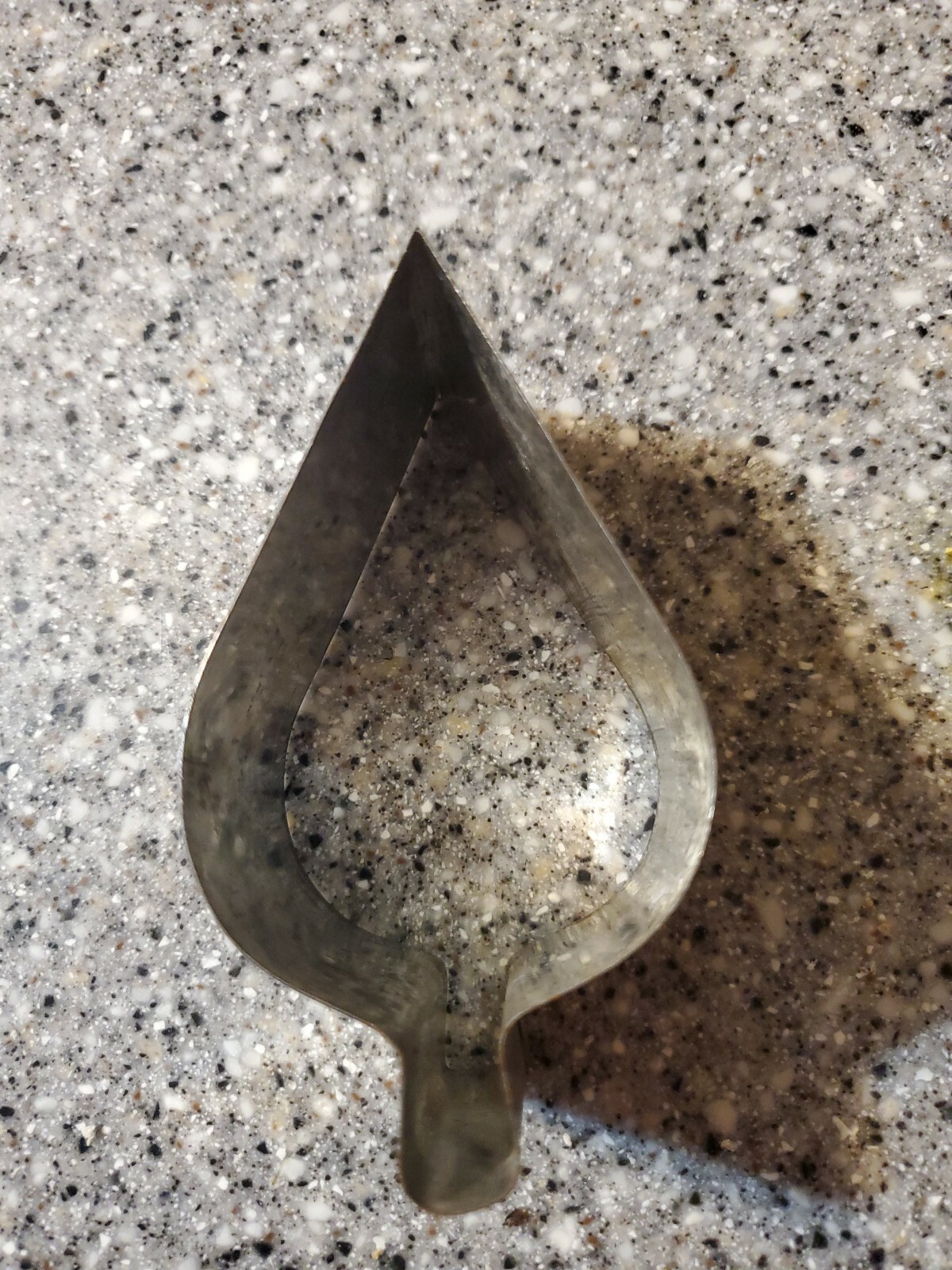 vintage antique tin SPADE cookie cutter metal | eBay